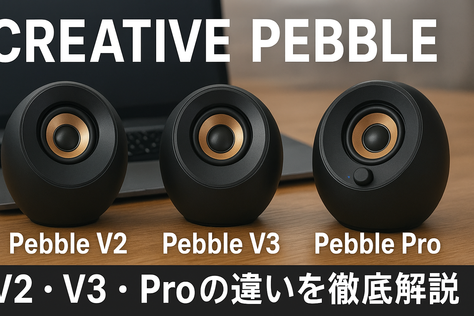 Creative Pebbleシリーズどれが良い？V2・V3・Proの比較と違いを用途別におすすめ | ゲーミング機器のまとめサイト